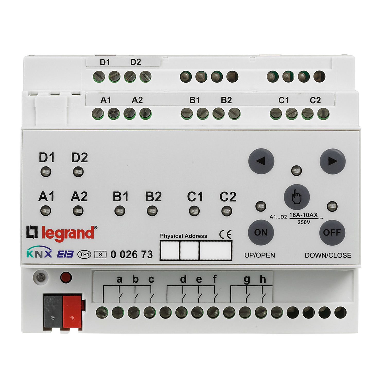 KNX - Actuator ON/OFF 6 DIN | Legrand Group E-Cataleg