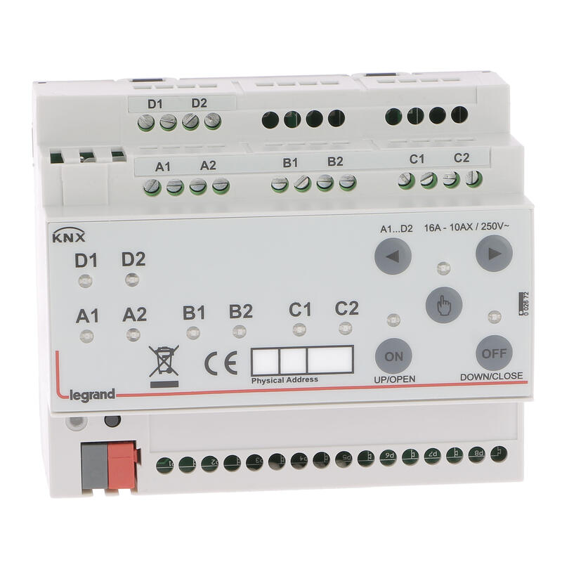 KNX - Actuator ON/OFF 6 DIN | Legrand Group E-Cataleg